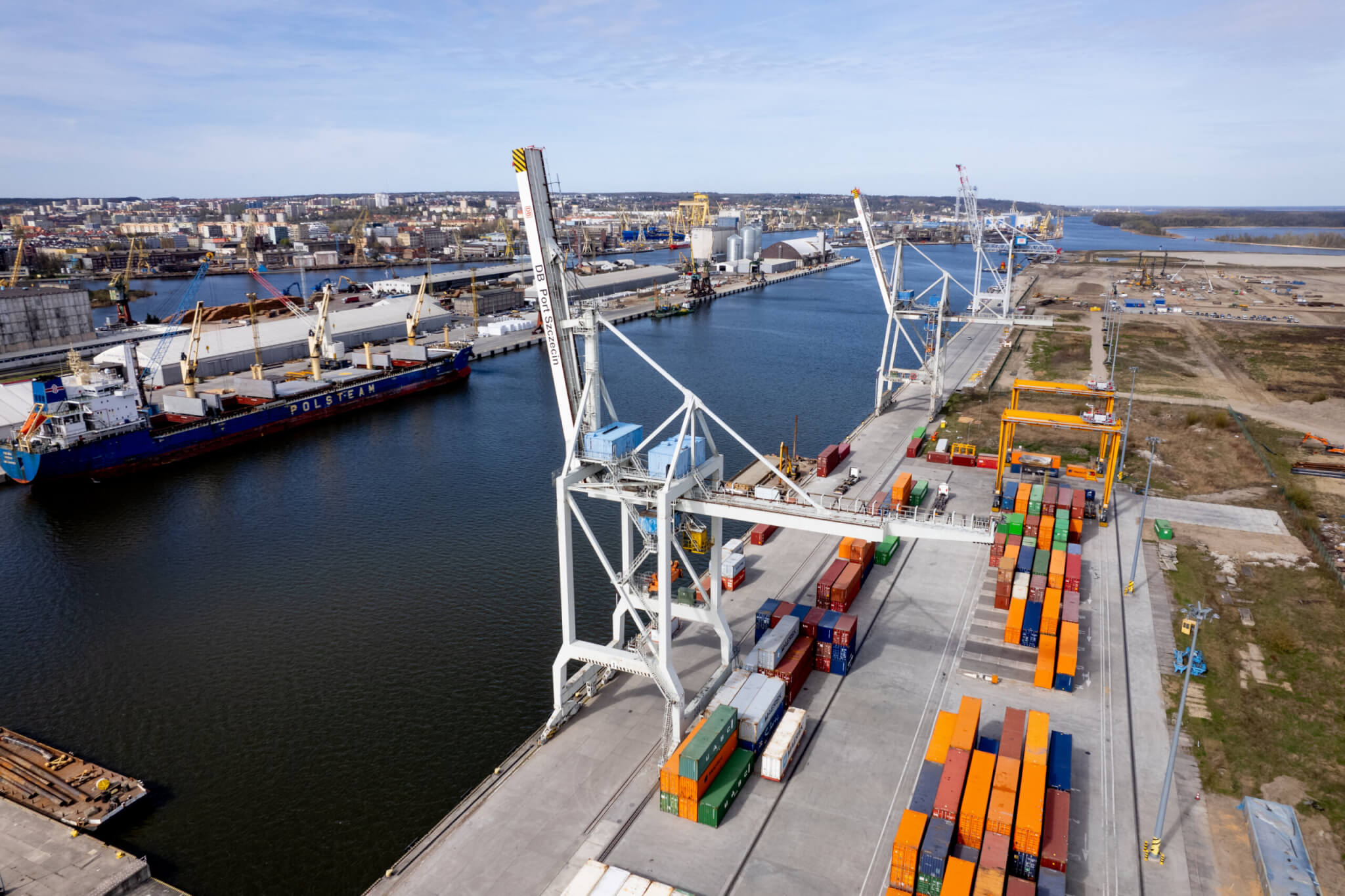 Port of Szczecin ready for larger ships. This is the final stage of the ...